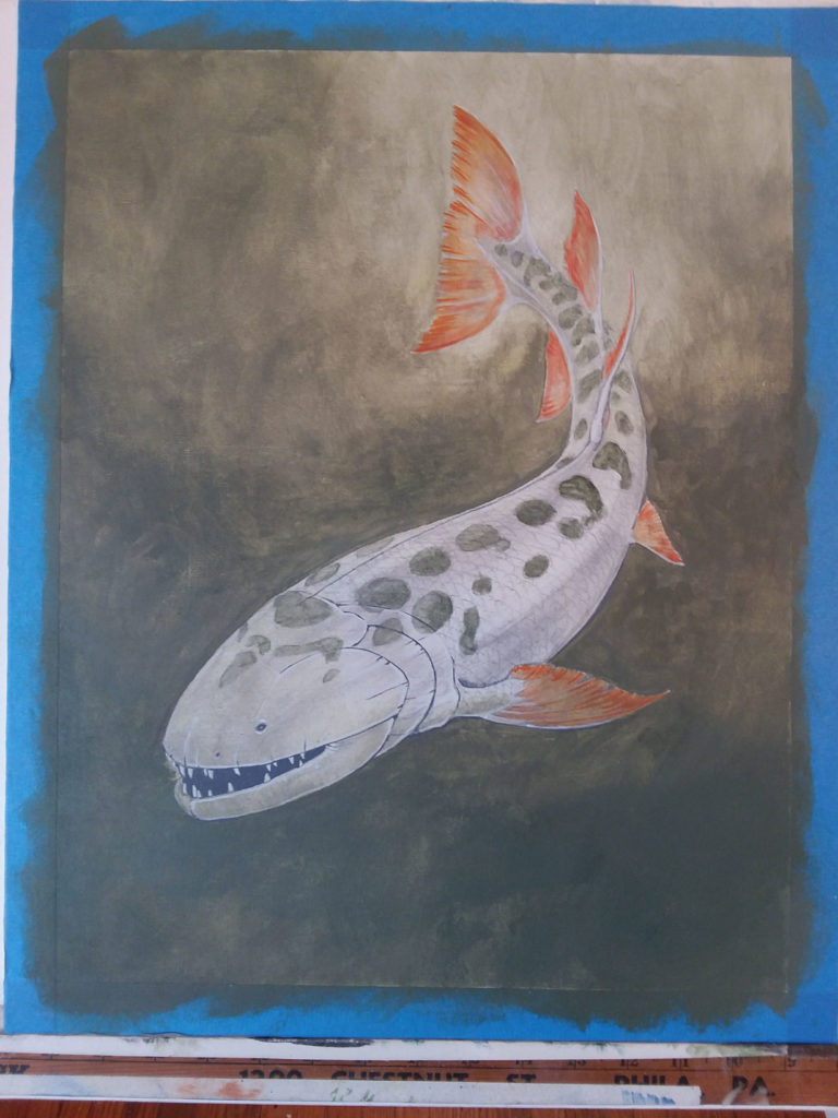 Illustrating a Devonian Predator – The Academy of Natural Sciences